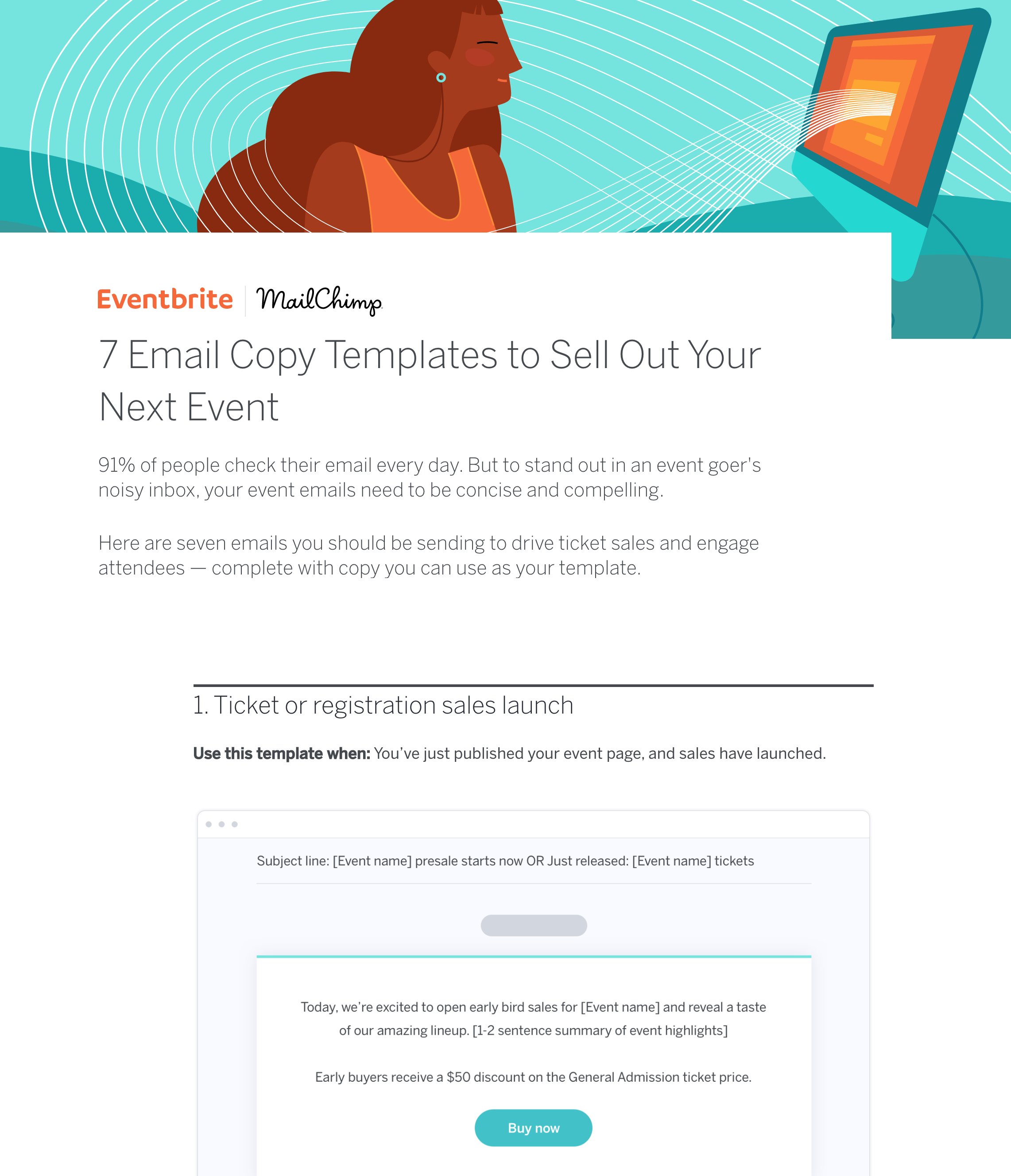 7 Event Email Templates To Sell Out Your Next Event